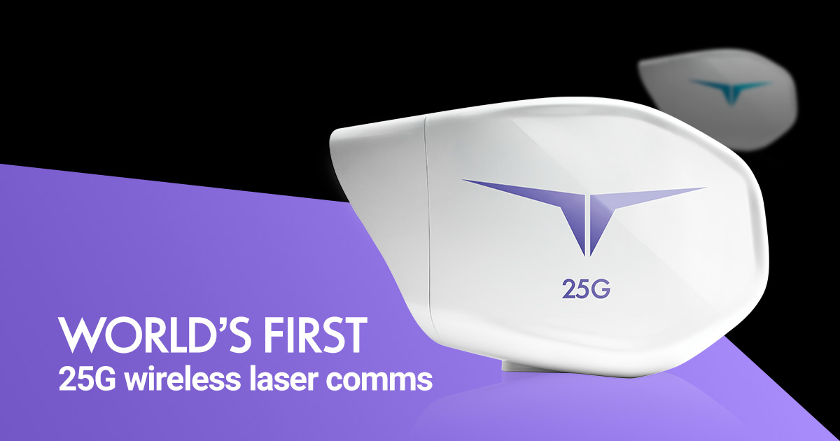 Transcelestial | Wireless Laser Communications | CENTAURI 25G